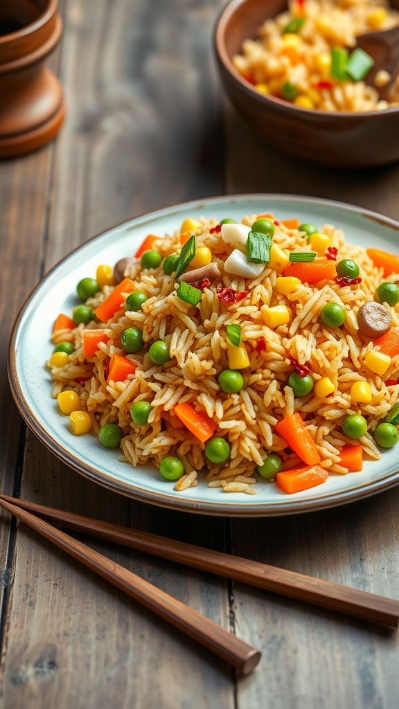Crispy 8-Bit Vegetable Fried Rice Recipe