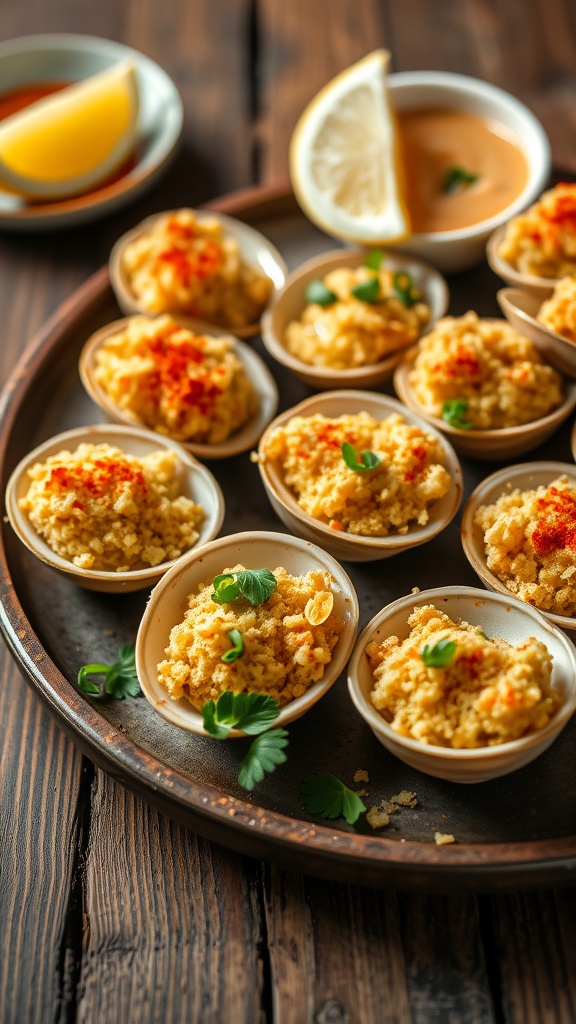 Savory Baked Clam Appetizers Recipe