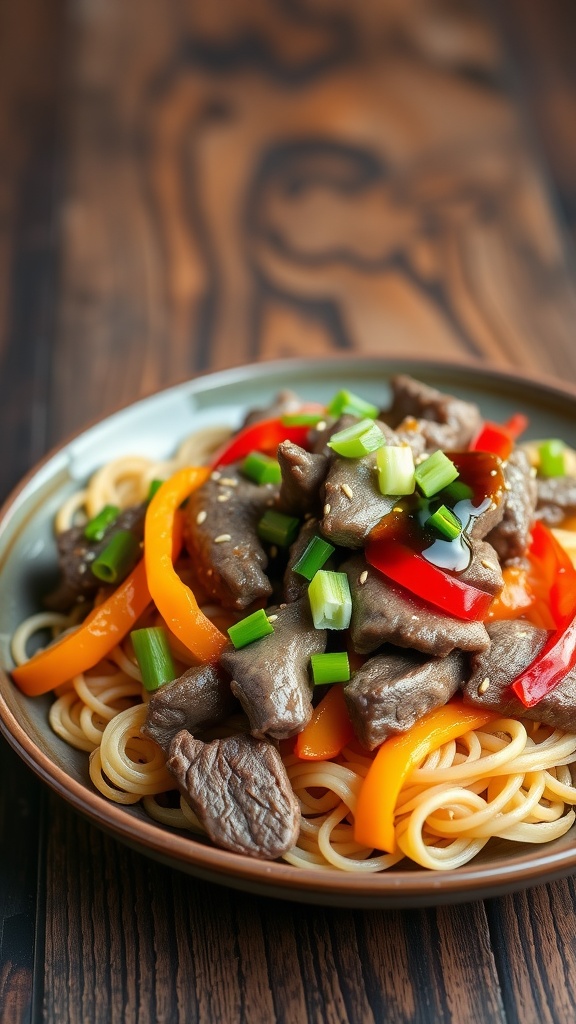 Savory Beef Yakisoba Stir-Fry Recipe