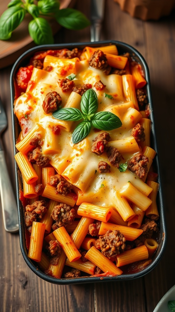 Savory Beef and Pasta Bake Recipe