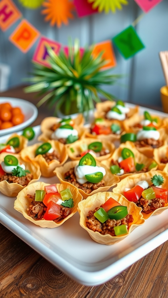 Savory Mini Taco Appetizers Recipe