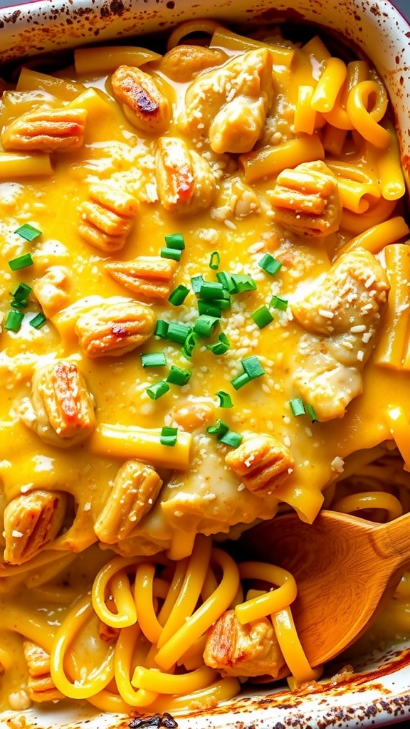 Creamy Chicken Spaghetti Bake