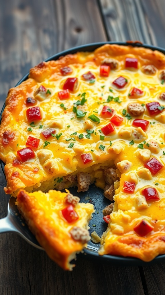 Savory Breakfast Egg Casserole Recipe