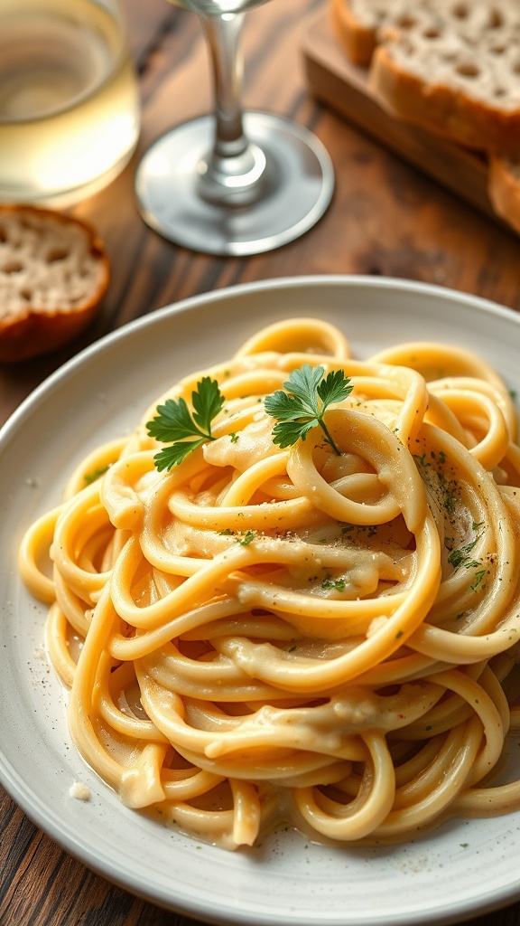 Creamy Four Cheese Pasta