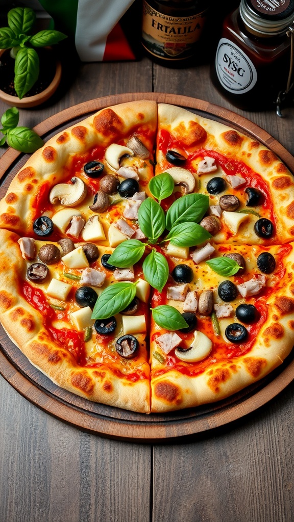 Italian Four Seasons Pizza Recipe