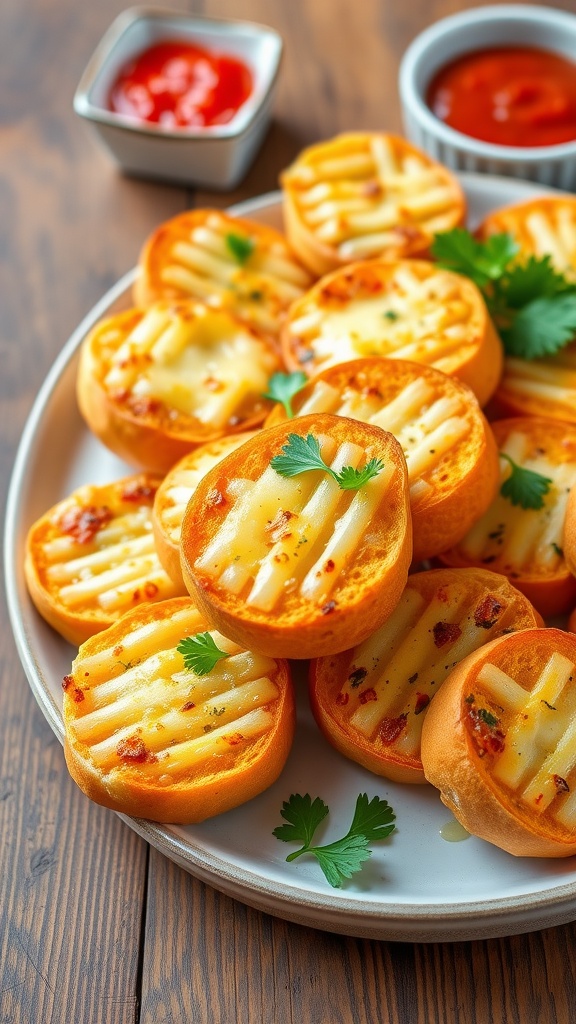 Savory Garlic Bread Appetizers