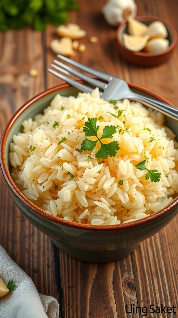 Savory Garlic Butter Rice Recipe