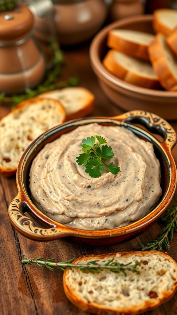 Savory Garlic Chicken Liver Pâté Recipe