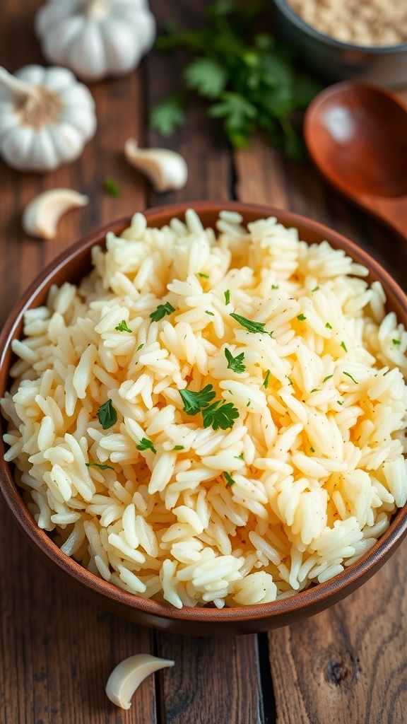Savory Garlic Rice Recipe