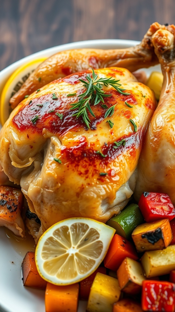 Savory Herb Roasted Chicken Quarters Recipe