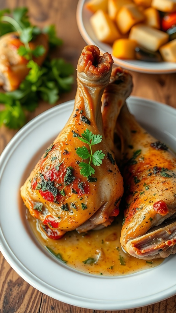 Savory Herb-Roasted Chicken Leg Recipe