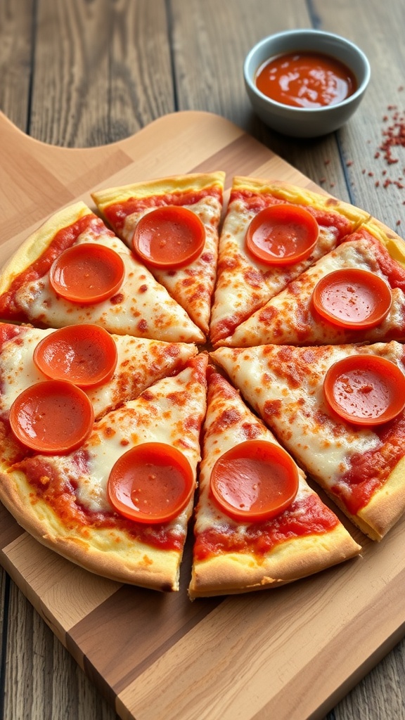 Classic Six-Slice Pepperoni Pizza Recipe