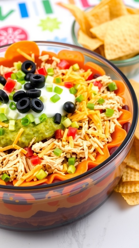Zesty Chicken 7 Layer Dip Recipe