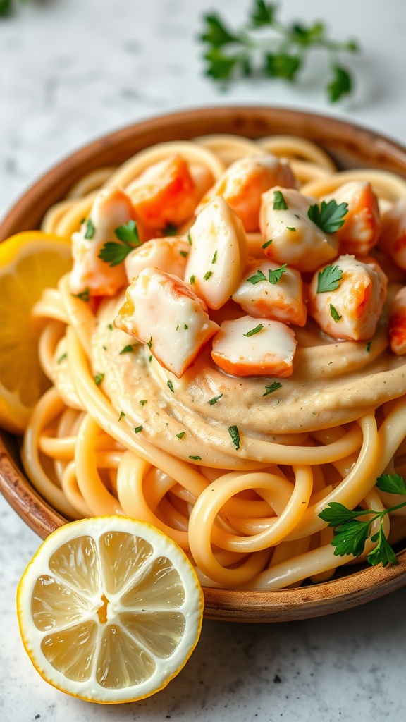 Creamy Lobster Bisque Pasta Recipe