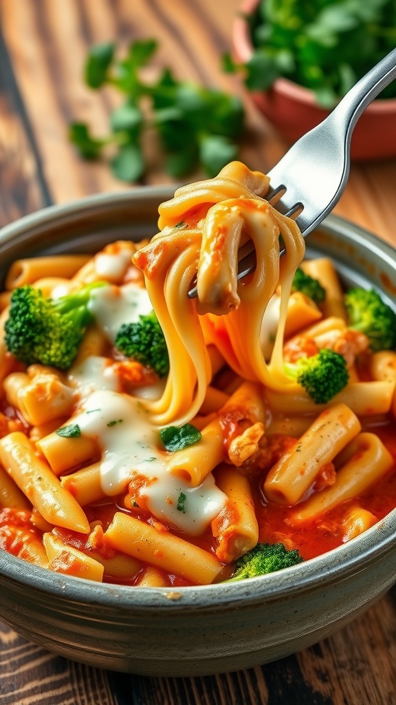 Creamy Chicken Ziti with Broccoli Recipe