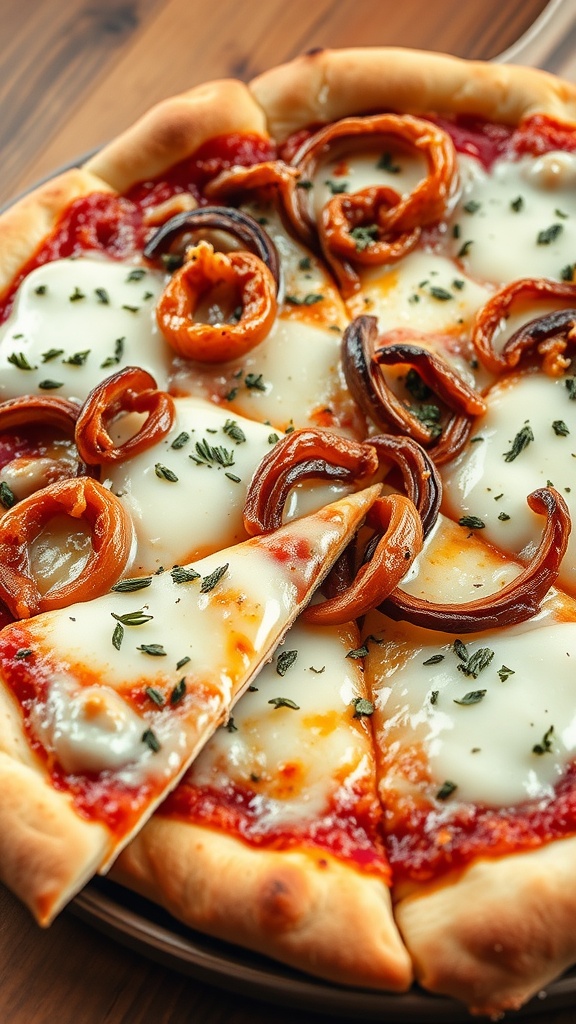 Savory 7-Inch Onion Pizza Recipe
