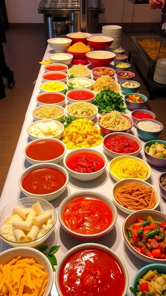 Creative Pasta Bar Ideas for Your Next Gathering