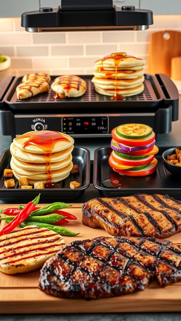 Ninja Foodi XL Pro 7-in-1 Grill & Griddle Recipe Guide
