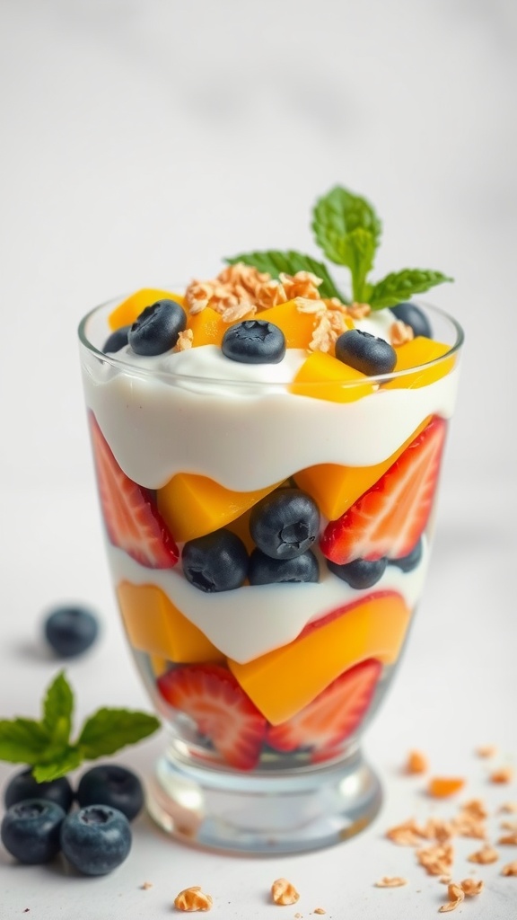 Creamy Santan Yogurt Parfait
