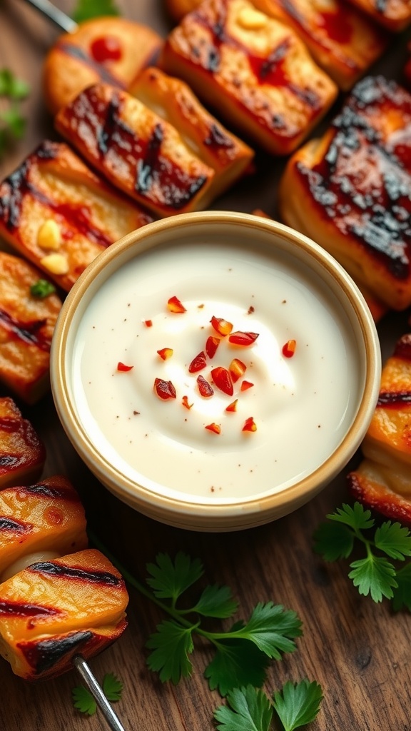 Spicy Garlic Sauce for Kebab