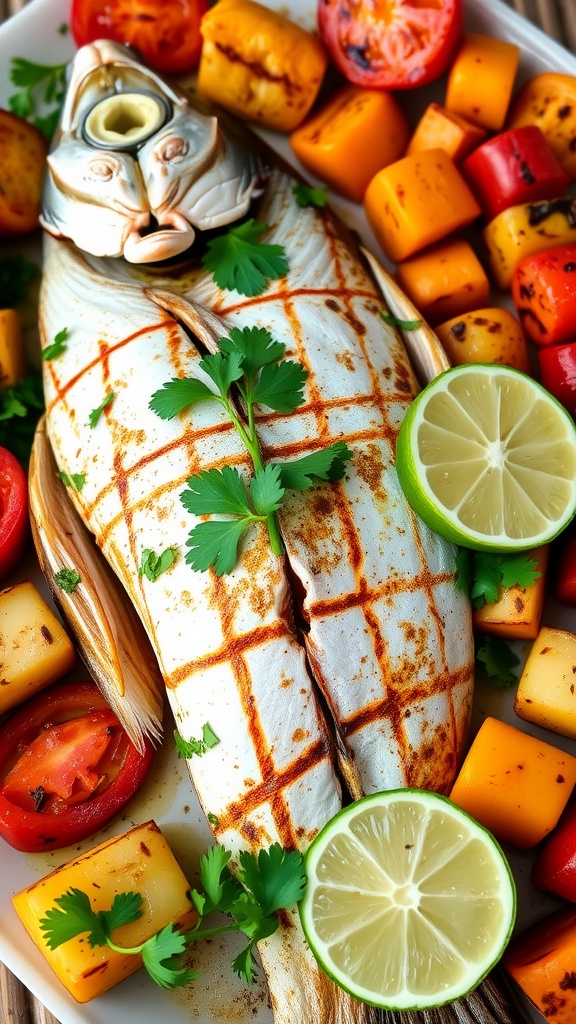 Spicy Grilled Jali (Fish) Recipe