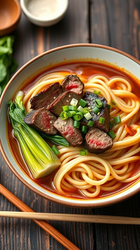 Savory Steak Udon Noodle Bowl Recipe