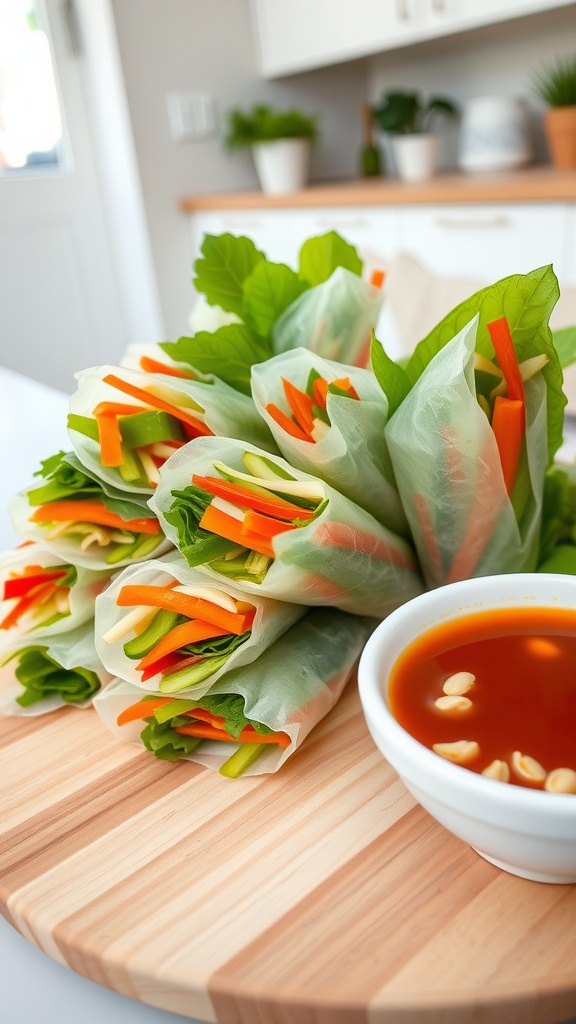 Fresh and Tasty Vietnamese Salad Rolls Recipe