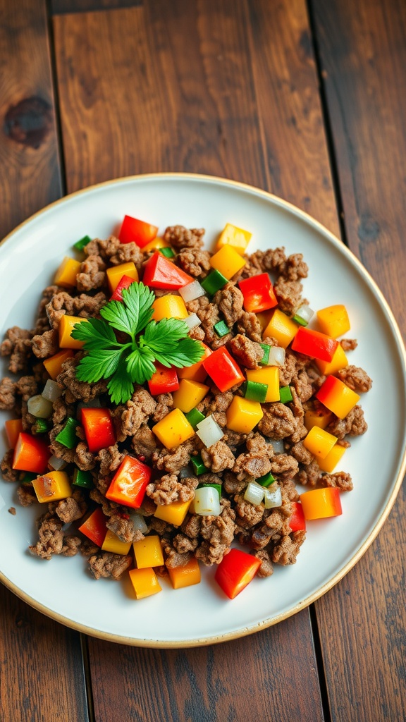Whole30 Friendly Ground Beef Skillet