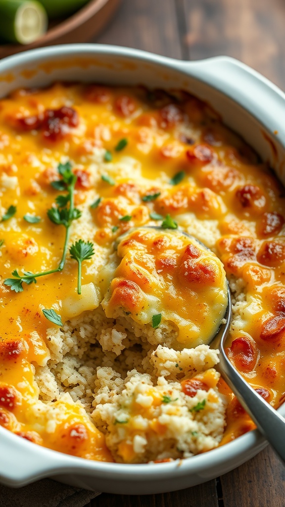 Savory Zucchini Rice Casserole Recipe