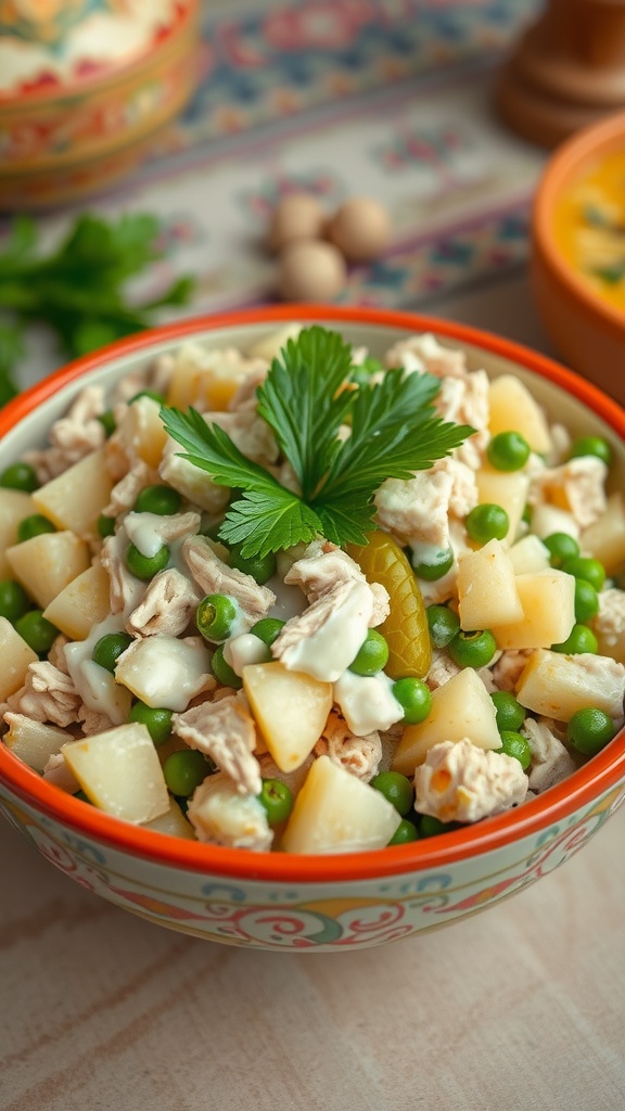 Authentic Persian Salad Olivieh Recipe