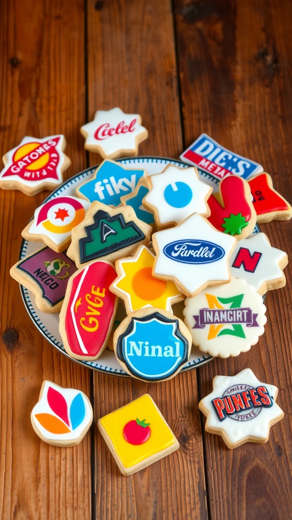 Homemade Dough Logo Cookies Recipe