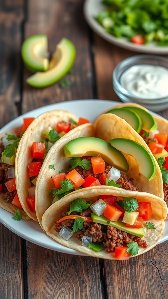 Savory Beef Mince Tacos Recipe