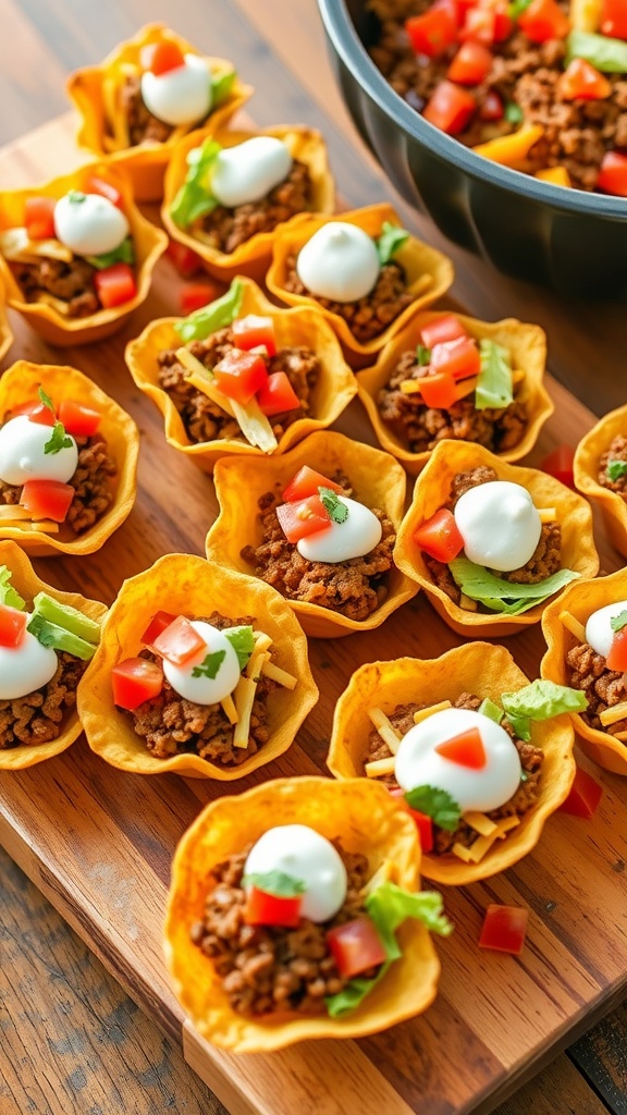 Crispy and Flavorful Taco Appetizer Bites