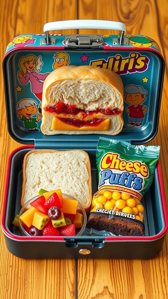Retro 80's Lunch Box Recipes