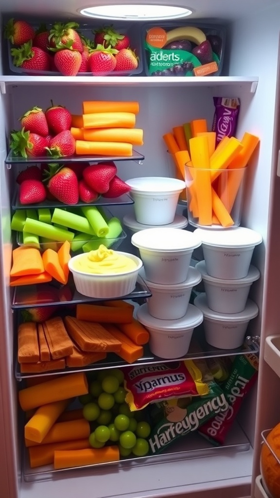 Quick and Easy Snack Fridge Ideas