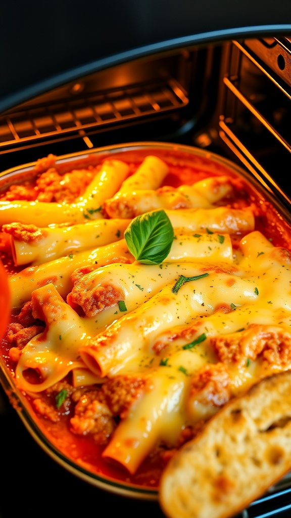 Creamy Chicken Ziti Bake Recipe