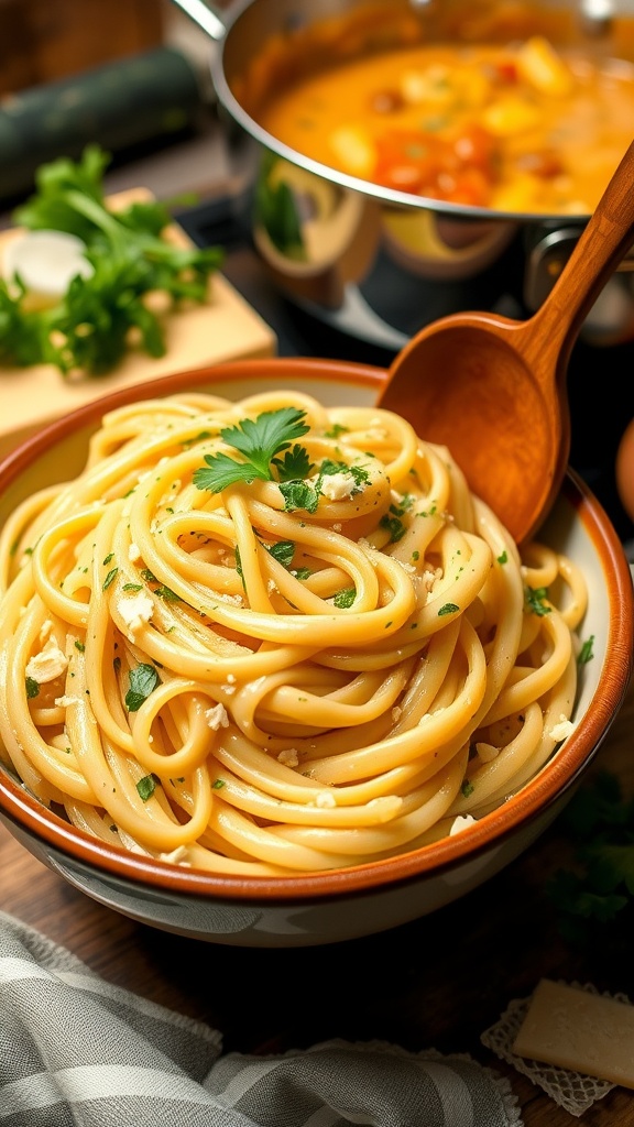 Creamy Four Cheese Pasta Sauce Recipe