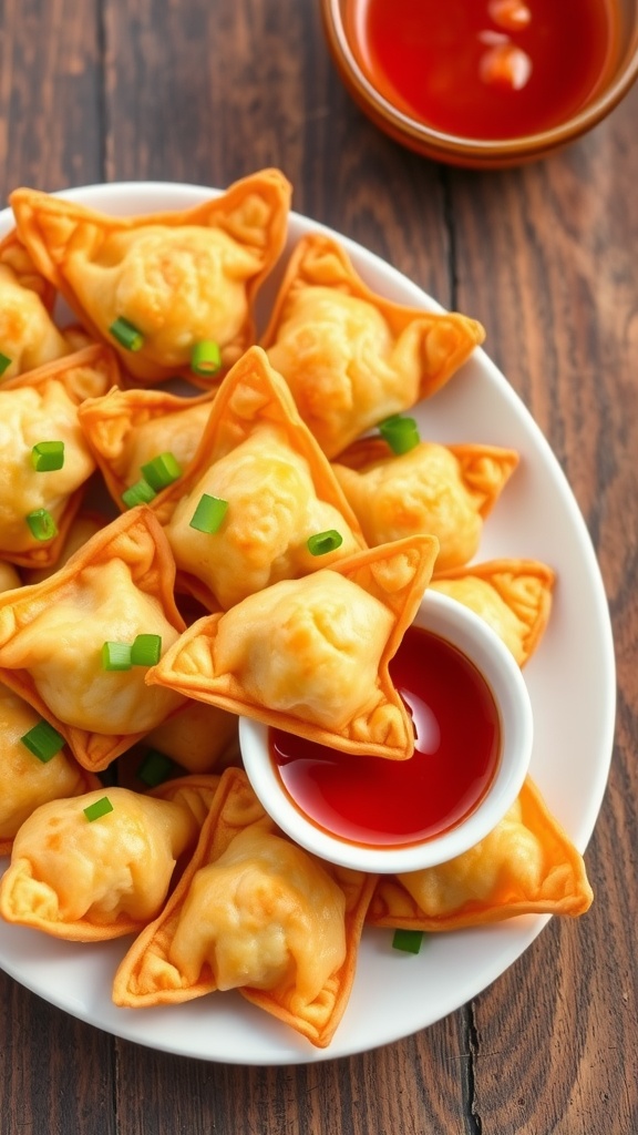 Crispy Cheese Wontons Recipe