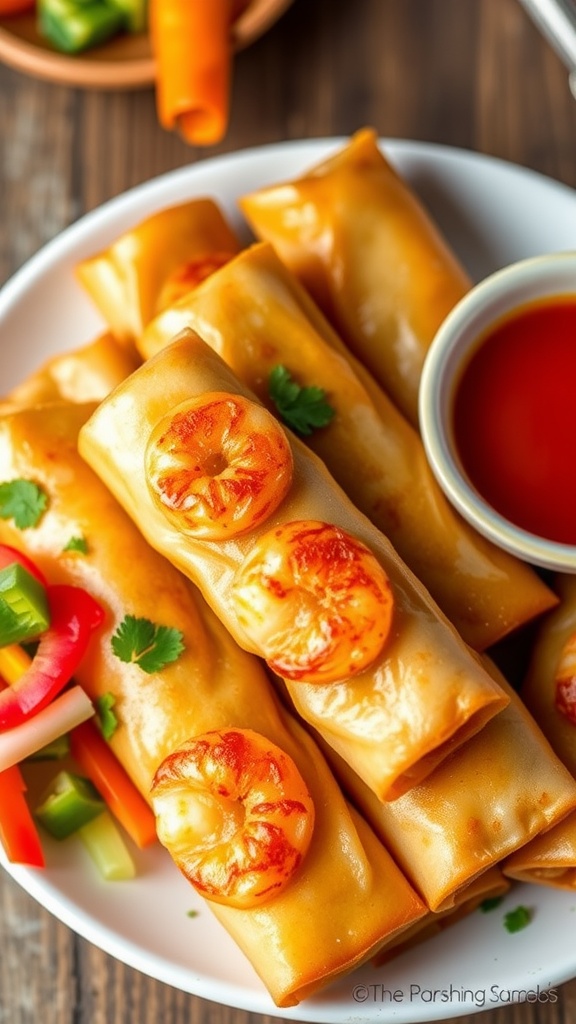 Crispy Shrimp Spring Rolls Recipe