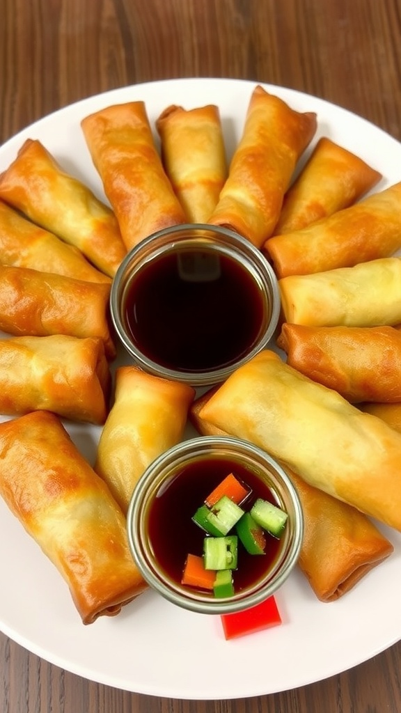 Crispy Vegetable Egg Rolls Recipe