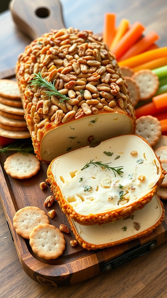 Savory Cheese Log Recipe