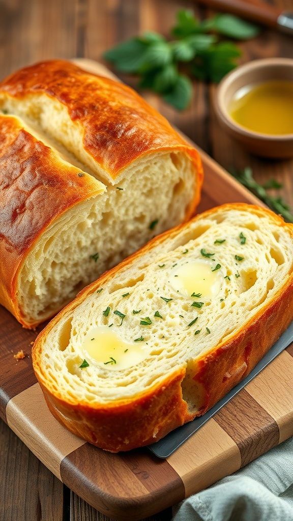 Garlic Herb Bread Recipe