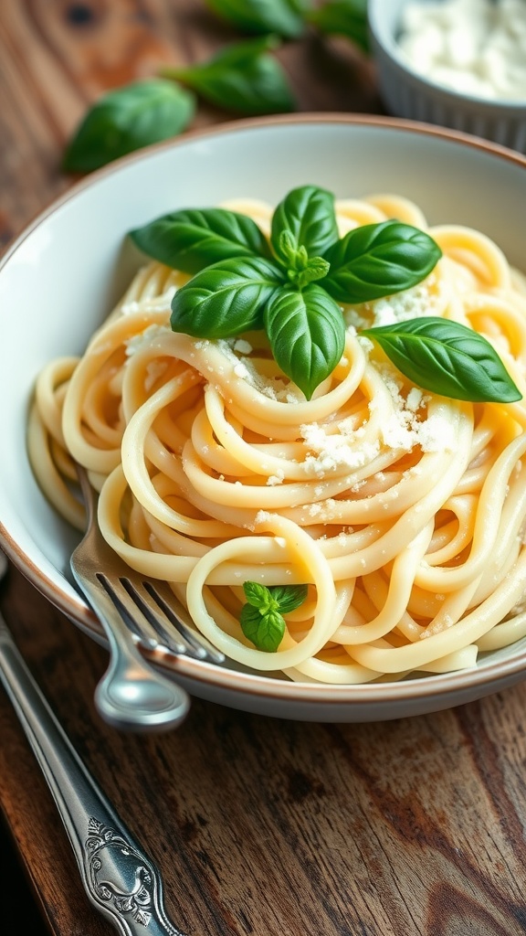 Creamy Ricotta Cheese Pasta Recipe