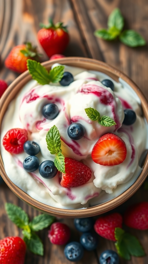 Creamy Yogurt Ice Cream Recipe
