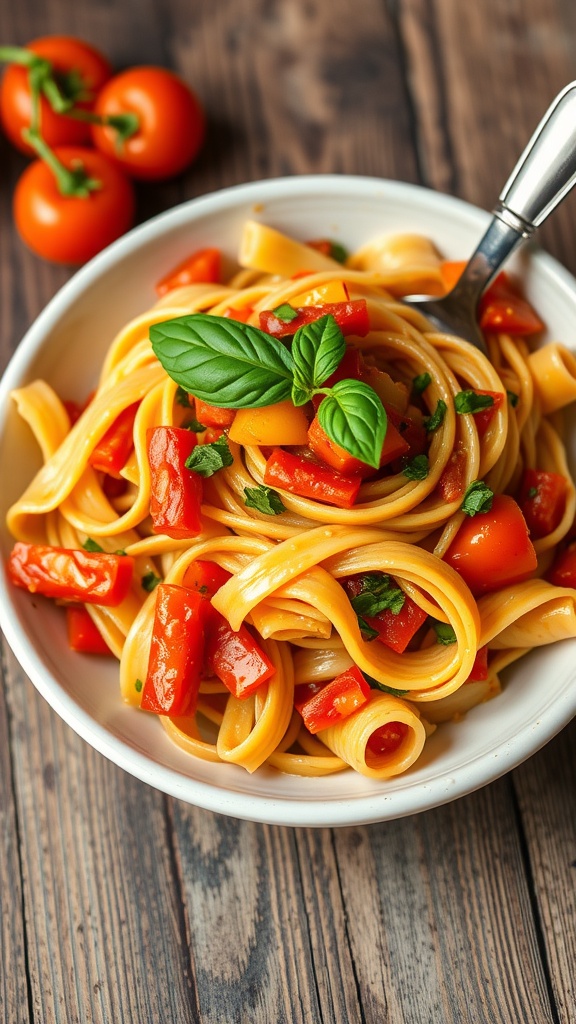 Jamie Oliver's Vibrant Five Vegetable Pasta Sauce