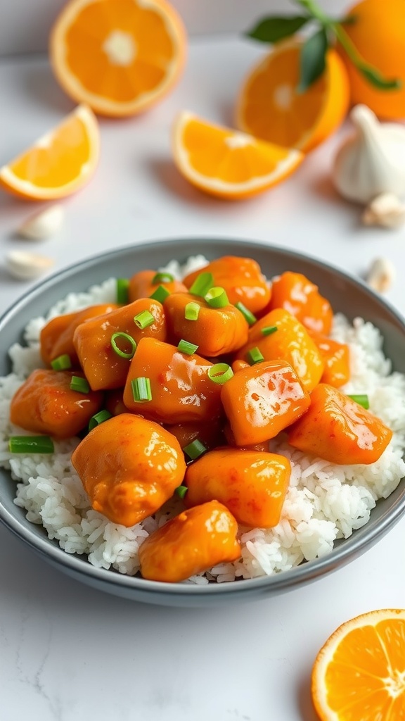 Quick and Crispy Orange Garlic Chicken Recipe