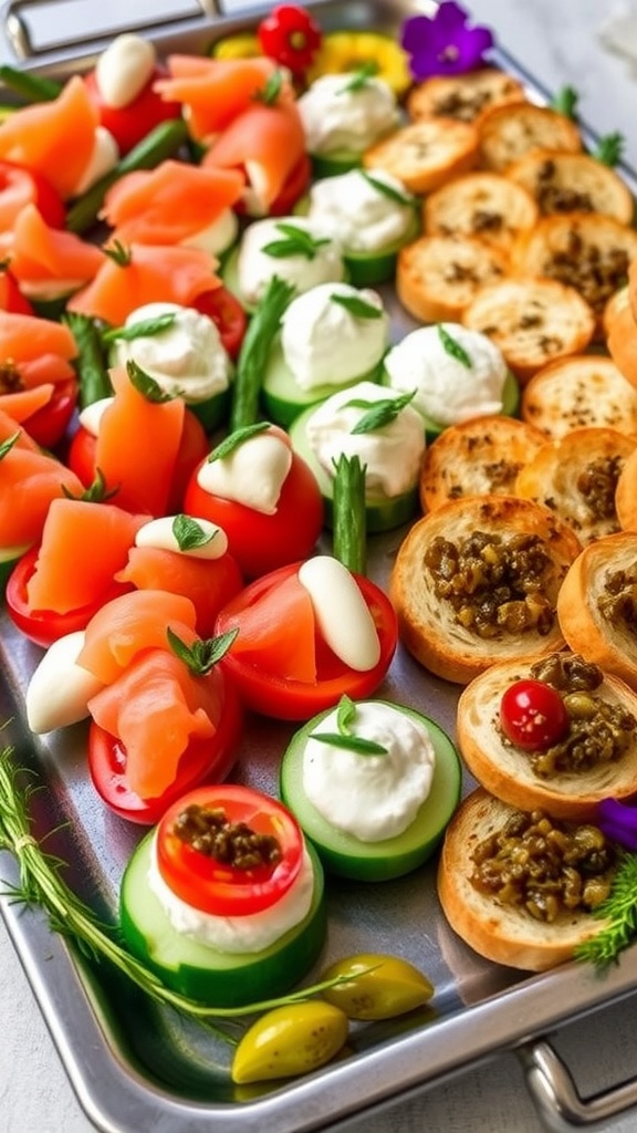 Quick and Easy 3-Ingredient Cold Appetizers