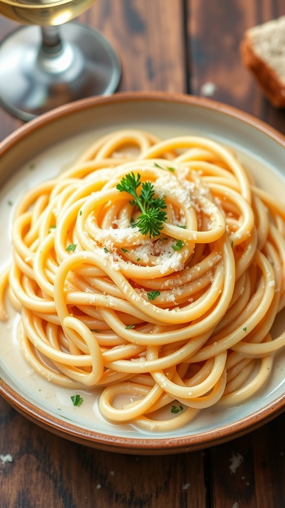 Creamy Garlic Parmesan Pasta Recipe