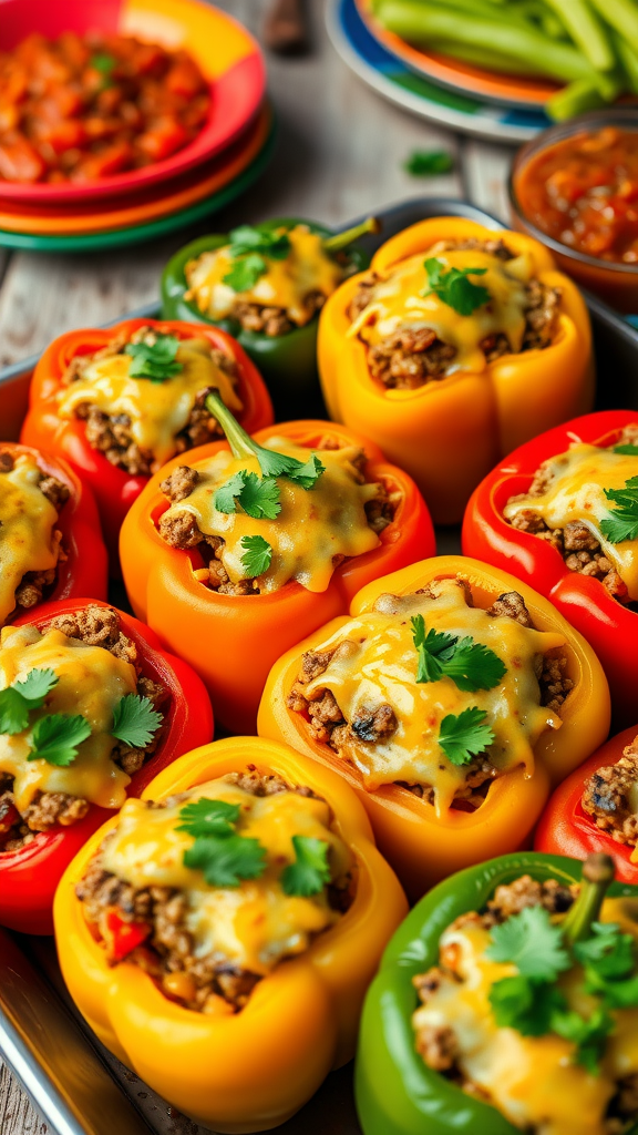 Spicy Mexican Stuffed Peppers Recipe