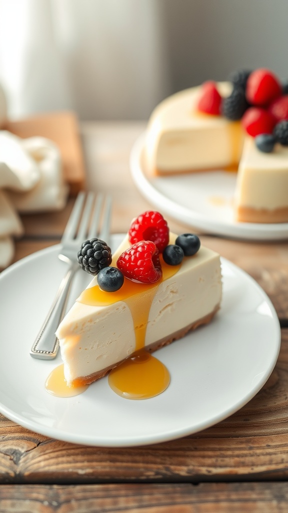 Simple 3-Ingredient Yogurt Cheesecake